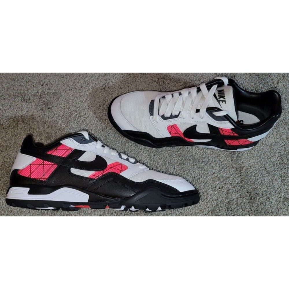 Nike Air Bo Turf White Solar Red Men's Sneaker's Size… - Gem
